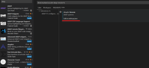 ABAP on VS Code