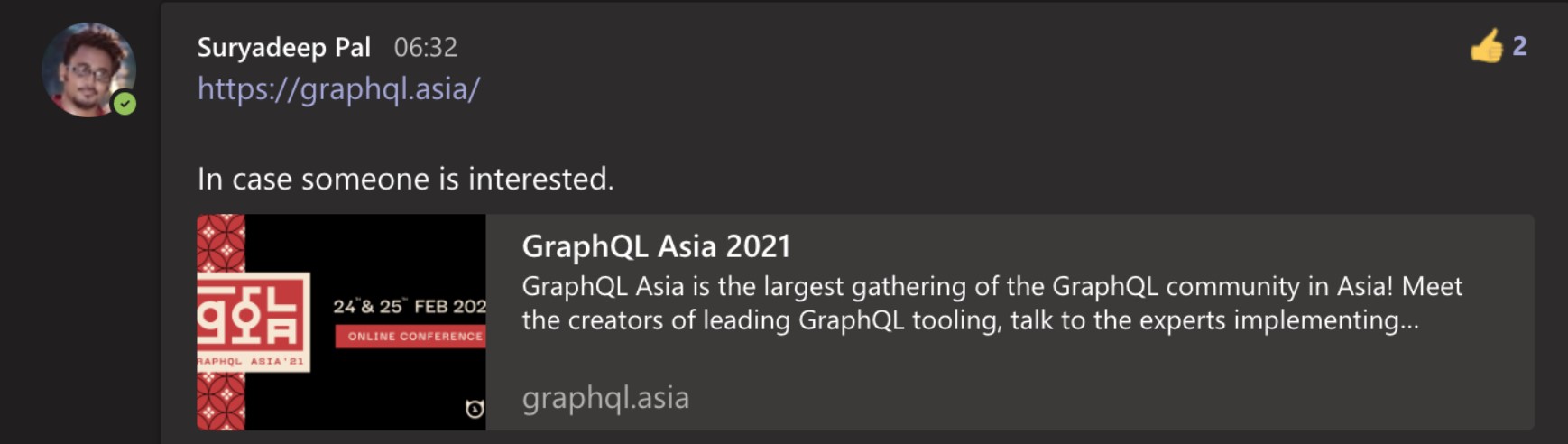 How I learnt what GraphQL exactly is over a Teams chat