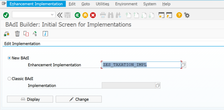 Create and Consume Business Add-in(BAdI) in ABAP