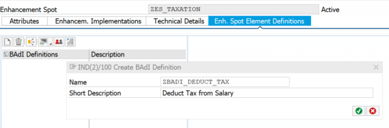 Create and Consume Business Add-in(BAdI) in ABAP