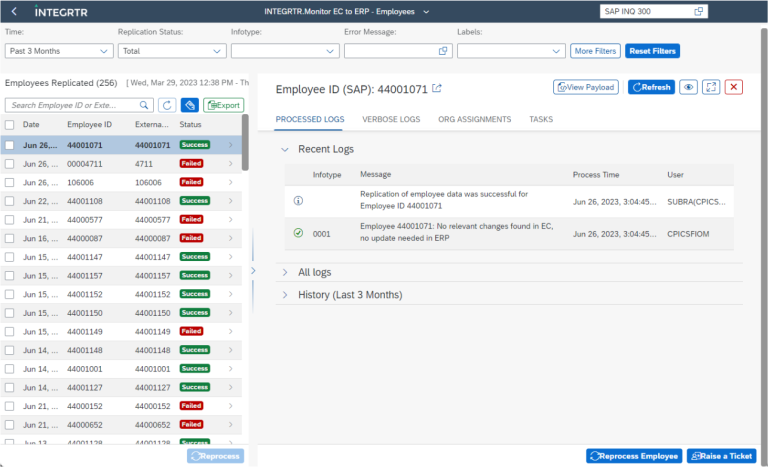 Monitor SuccessFactors Integration: Real-Time Alerts & Errors